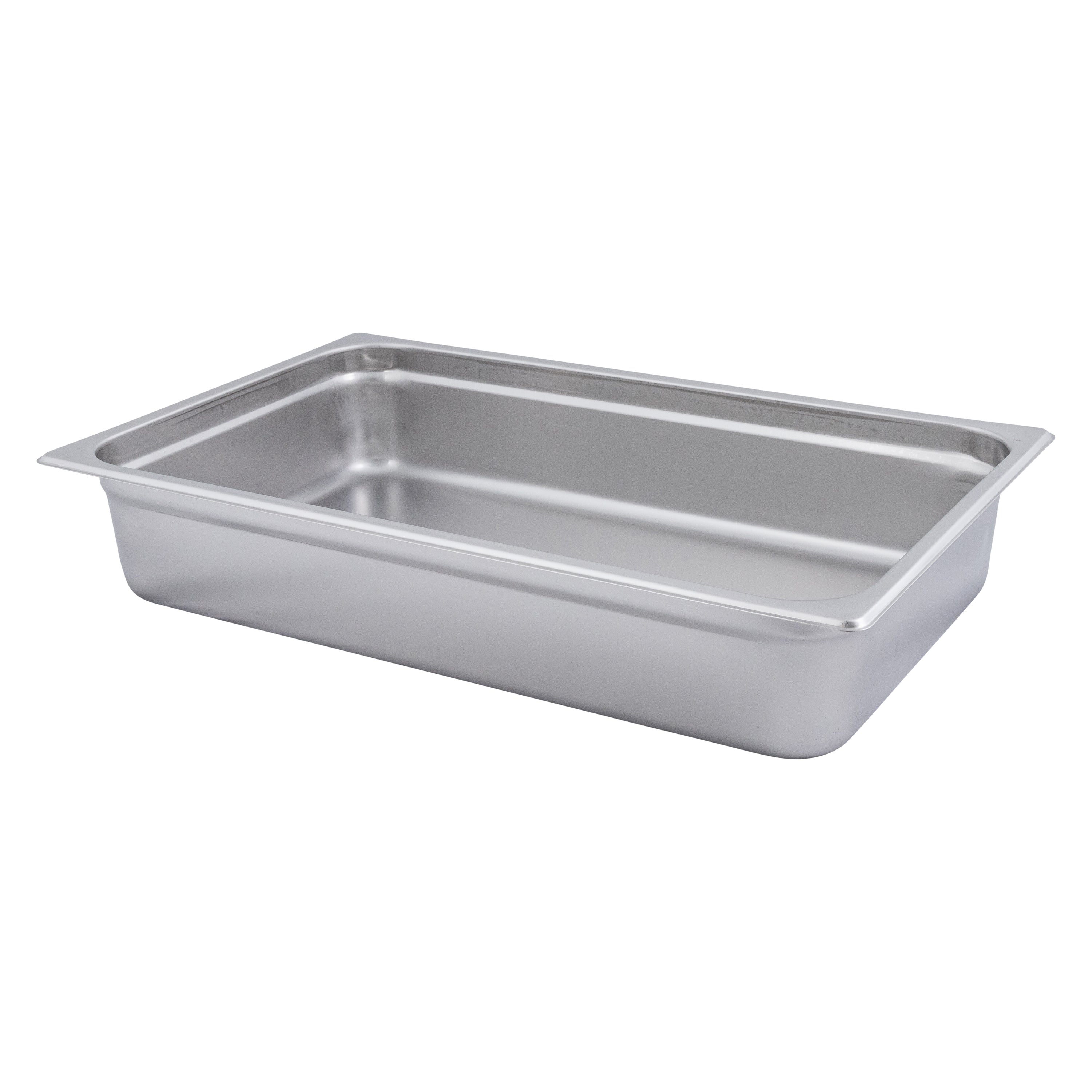 Adcraft 22F4 Deli Pan, Full Size, 4 Inch Deep, 22Ga, Stainless Steel